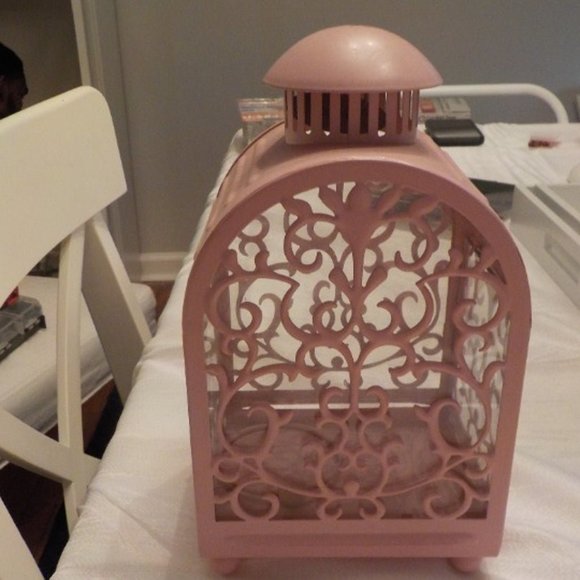 Wall Decor | Pink Bird Cage With Glass Door And Sides | Poshmark
